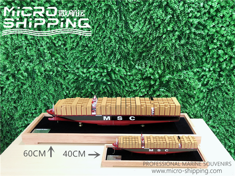 40cm MSC OSCAR Container Ship Model | Cargo Ship Model